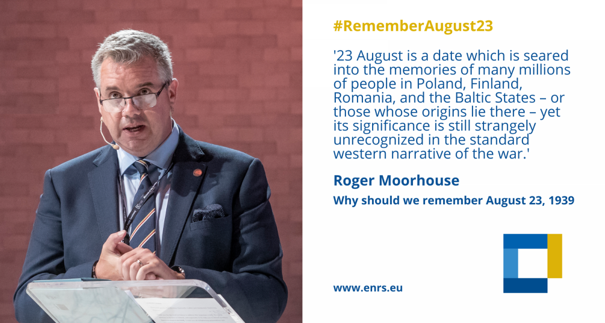 'Why should we remember August 23, 1939' by Roger Moorhouse | ENRS